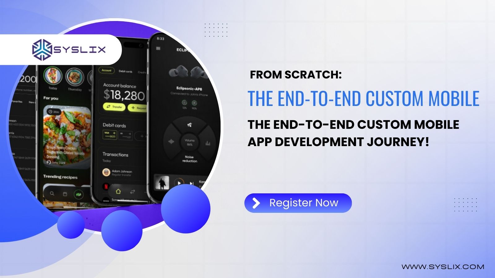Custom Mobile App Development Journey: From Idea to LaunchSYSLIX | Blogs